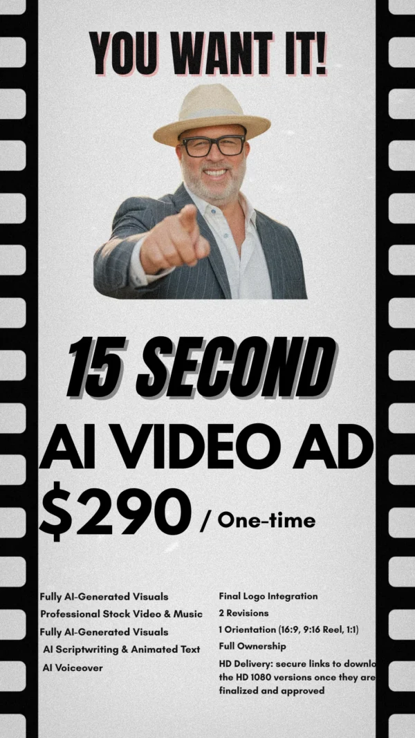 15-Second AI Ad/Clip